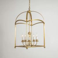 China Yihao Customized Design Brass Chandelier LED Light Source with 3-Year Warranty for Luxury Hotel Lobby and Home for sale