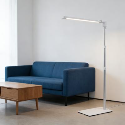 China Modern Minimalist Adjustable Height Aluminum Alloy Floor Standing Lamp for Living Room and Bedroom for sale