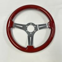 China Universal Robust Classic Wood Steering Wheels 13 Inch 14 Inch Custom for sale