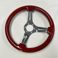 China Universal Robust Classic Wood Steering Wheels 13 Inch 14 Inch Custom for sale