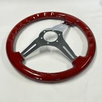 China Universal Robust Classic Wood Steering Wheels 13 Inch 14 Inch Custom for sale