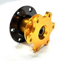 China Anodized Racing Steering Wheel Quick Release Adapter 6061 Aluminum Alloy For MOMO SPARCO OMP for sale