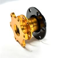 China Anodized Racing Steering Wheel Quick Release Adapter 6061 Aluminum Alloy For MOMO SPARCO OMP for sale