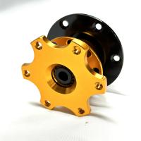 China Anodized Racing Steering Wheel Quick Release Adapter 6061 Aluminum Alloy For MOMO SPARCO OMP for sale