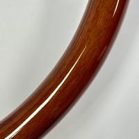 China Classic Premium Mahogany Walnut Wood Grain Steering Wheel 15 Inch for sale