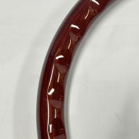 China Ergonomic Wood Steering Wheels Brown Mahogany 380MM for sale