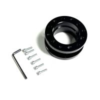 China 6061 Aluminum Alloy Racing Steering Wheel Extension Hub Spacers Black 6 Bolt OEM for sale