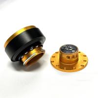 China Ball Lock Steering Wheel Disconnect Car Quick Release Hub 74MM Customized for sale