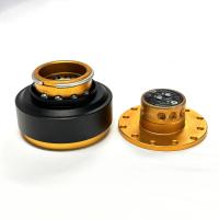 China Ball Lock Steering Wheel Disconnect Car Quick Release Hub 74MM Customized for sale