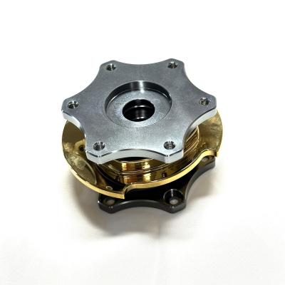 China Custom CNC Machined Steering Quick Release Wheel Car With D Lock System 70mm for sale