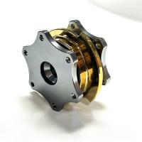 China Custom CNC Machined Steering Quick Release Wheel Car With D Lock System 70mm for sale