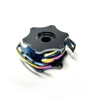 China Deluxon Aluminum Billet Racing Steering Wheel Quick Releases Carbon Fiber for sale