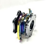 China Deluxon Aluminum Billet Racing Steering Wheel Quick Releases Carbon Fiber for sale