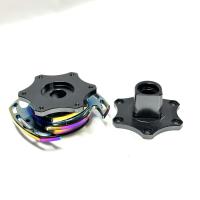 China Deluxon Aluminum Billet Racing Steering Wheel Quick Releases Carbon Fiber for sale