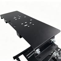 China Reinforced Adjustable Racing Cockpit Simulator Stand Black Powder Coated for sale