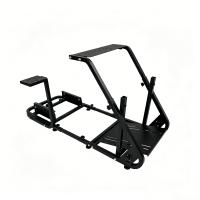 China Custom Heavy Duty Aluminium Sim Racing Cockpit Rig Adjustable For Logitech Thrustmaster for sale
