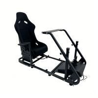 China Custom Heavy Duty Aluminium Sim Racing Cockpit Rig Adjustable For Logitech Thrustmaster for sale
