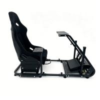 China Custom Heavy Duty Aluminium Sim Racing Cockpit Rig Adjustable For Logitech Thrustmaster for sale