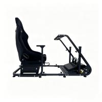 China Custom Heavy Duty Aluminium Sim Racing Cockpit Rig Adjustable For Logitech Thrustmaster for sale