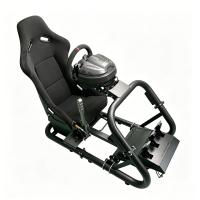 China Premium Sim Racing Cockpits Simulator Carbon Steel Frame For Thrustmaster T300RS for sale