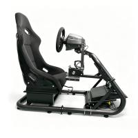 China Premium Sim Racing Cockpits Simulator Carbon Steel Frame For Thrustmaster T300RS for sale
