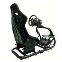 China Premium Sim Racing Cockpits Simulator Carbon Steel Frame For Thrustmaster T300RS for sale