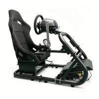 China Premium Sim Racing Cockpits Simulator Carbon Steel Frame For Thrustmaster T300RS for sale