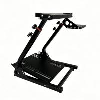 China Adjustable Metal Frame Racing Simulator Cockpit For Thrustmaster Steering Wheel for sale