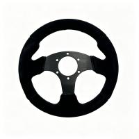 China 320mm Suede Sim Racing Wheel 6x70mm PCD Universal For Racing Simulator Video Game for sale