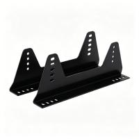 China Universal Side Mount Sim Racing Seat Bracket Fitting High Strength Black Powder Coated for sale