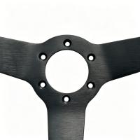 China 14 Inch 350MM Suede Racing Car Steering Motorsport Steering Wheel for sale