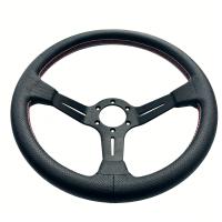 China Aftermarket Racing Steering Wheel Lightweight Perforated Leather 350mm for sale