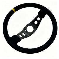 China ODM Two Spoke Automotive Rally Racing Steering Wheels Lightweight for sale