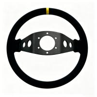 China ODM Two Spoke Automotive Rally Racing Steering Wheels Lightweight for sale