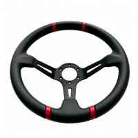 China DELUXON 14 Inch Gt Racing Wheel Microfiber Leather For Sim Ps5 Gaming for sale