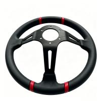 China DELUXON 14 Inch Gt Racing Wheel Microfiber Leather For Sim Ps5 Gaming for sale