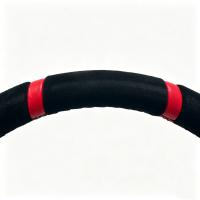 China Motorsport Billet Racing Steering Wheels Suede Wrapped 90MM Dish 14 Inch for sale