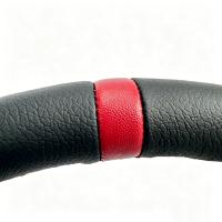 China 14Inch Track Racing Steering Wheels Flat Microfiber Leather Car Drift PC Game PCD 6x70mm for sale