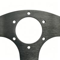 China 280mm Flat Bottom Lightweight Steering Wheel Black Suede For Drift & Racing Cars for sale
