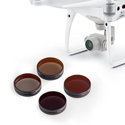 China 34mm DJI Phantom 4 Pro Polarizer Filter Kit with ND4-32 and PL Options for Professional Aerial Photography for sale