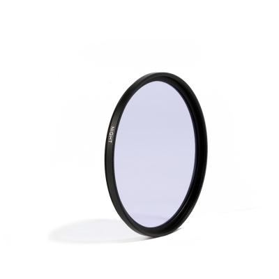 China Optical Glass Round 40.5mm Neutral Night Filter with HD Resolution and 0.5% Reflectivity for Professional Photography for sale