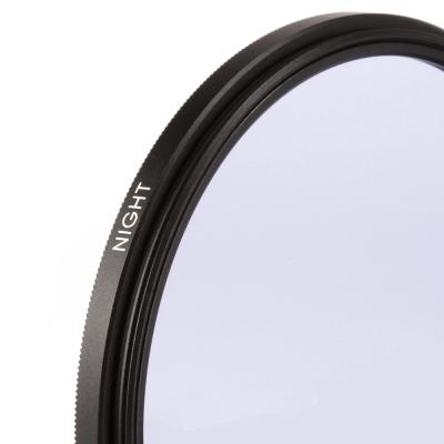 China 1.1mm Optical Glass Circle Light Pollution Filter 67mm with HD Resolution and 0.5% Reflectivity for sale