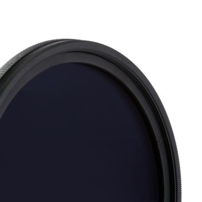 China Round Variable ND2-400 Filter 8.3mm Slim Frame HD Optical Glass for Professional Photography for sale