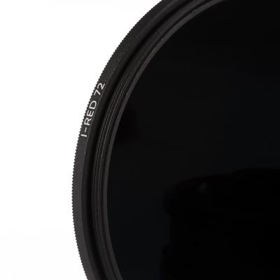 China 720nm 52mm IR Pass Filter with HD Resolution and Double-Sided AR/AF Coating for Laser Engraving Applications for sale