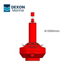China Red Lateral Floating Beacon Marine Buoys 1200mm Diameter Water Navigation Buoys for sale