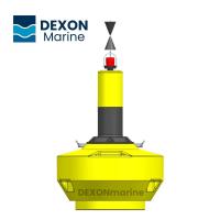 China Diameter 1500mm Cardinal Mark Buoy Yellow Navigation Buoy For Rivers Or Ports for sale