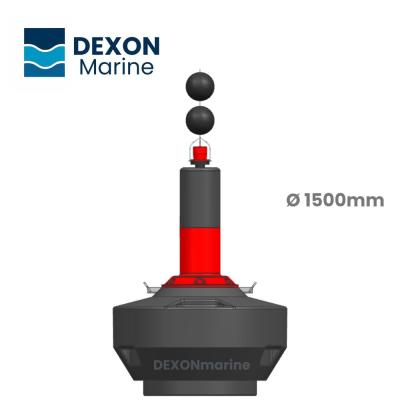 China Isolated Danger Buoys For Sea And River Marking , Polyethylene Maritime Buoys 1500mm for sale