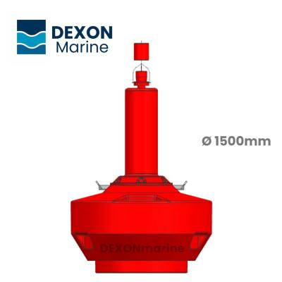 China High Visibility Red Navigation Buoy Lateral Mark Buoy 1500mm Diameter Custom Logo for sale