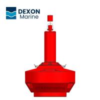 China High Visibility Red Navigation Buoy Lateral Mark Buoy 1500mm Diameter Custom Logo for sale