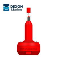 China Offshore Red Lateral Navigation Buoys 1800mm IALA Compliant With Lantern for sale